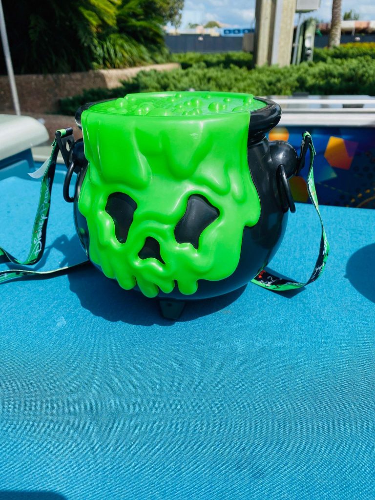 The Green Poison Cauldron Popcorn Bucket has Returned to Walt Disney ...