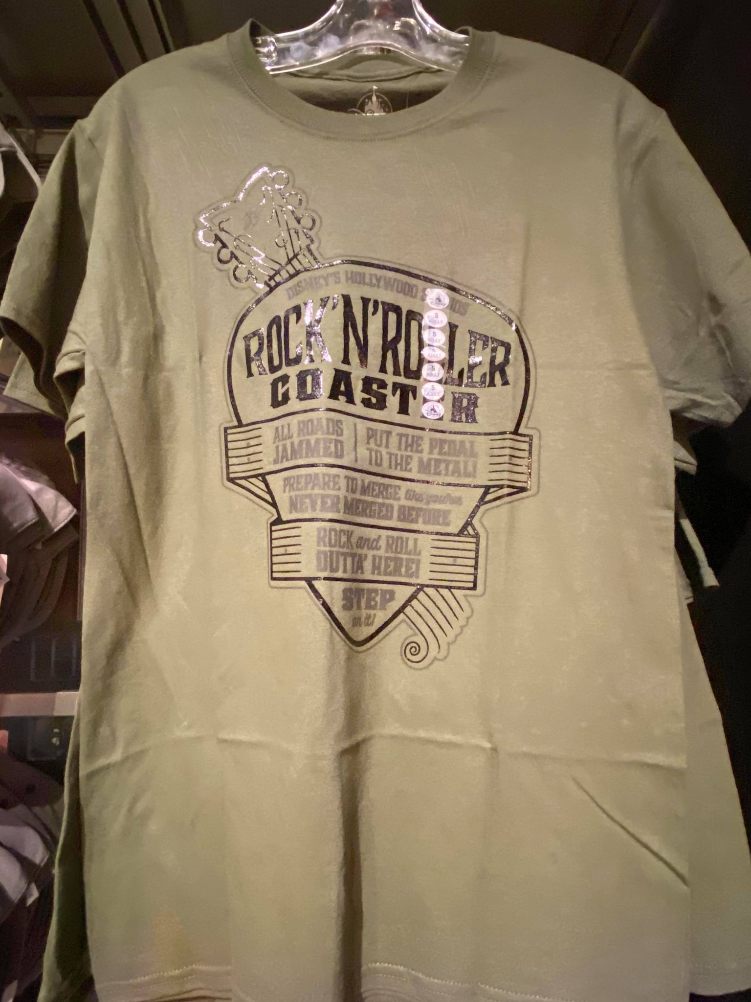 Rock 'n' Roller Coaster T-Shirts have sped into Disney's Hollywood ...