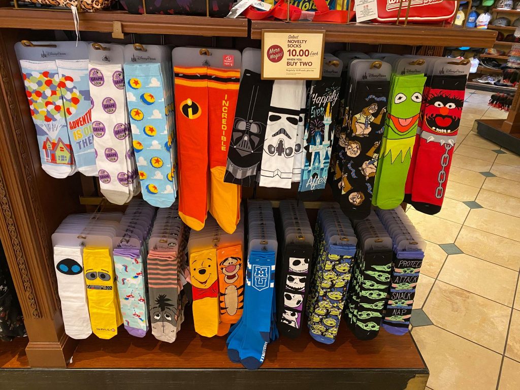 We Just Found Over TWO DOZEN New Disney Socks at Magic Kingdom - Disney ...