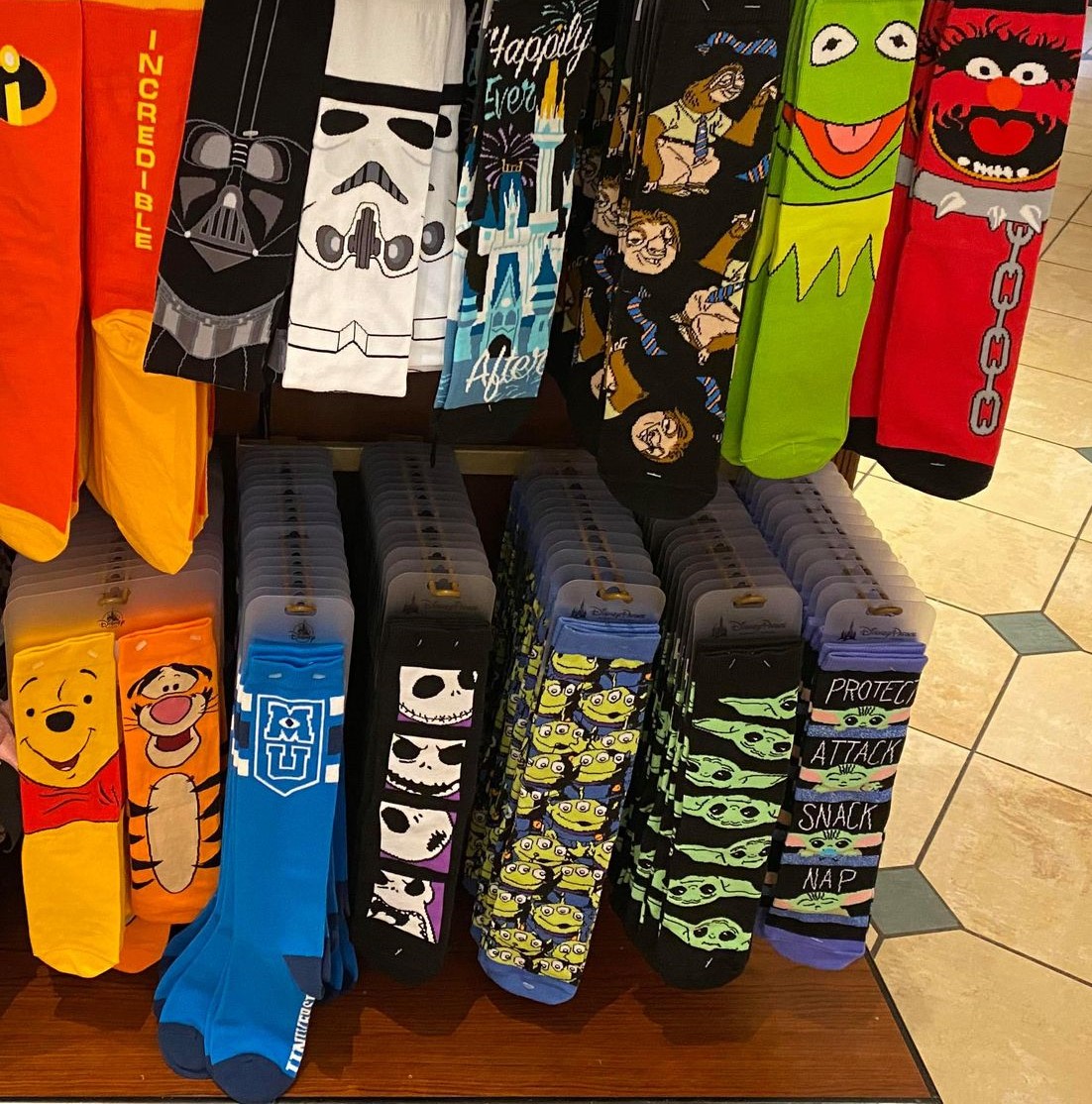 We Just Found Over TWO DOZEN New Disney Socks at Magic Kingdom - Disney ...