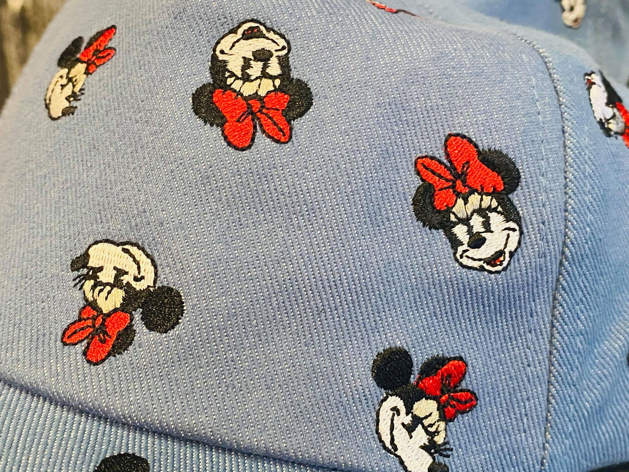 Minnie Mouse Style with these Denim Hats and Jackets! - Disney Fashion Blog