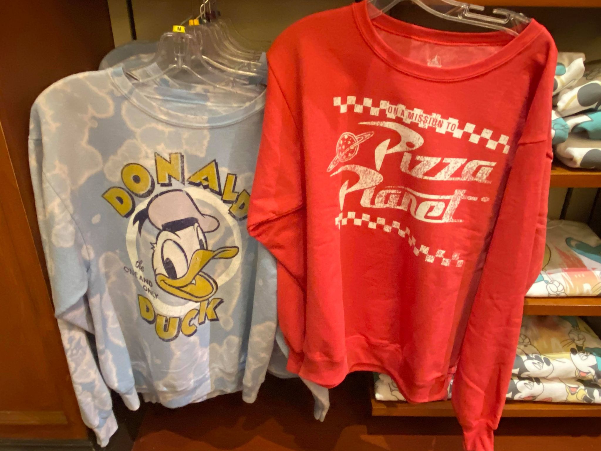 Vintage Pizza Planet and Donald Duck Sweatshirts are In! - Disney ...